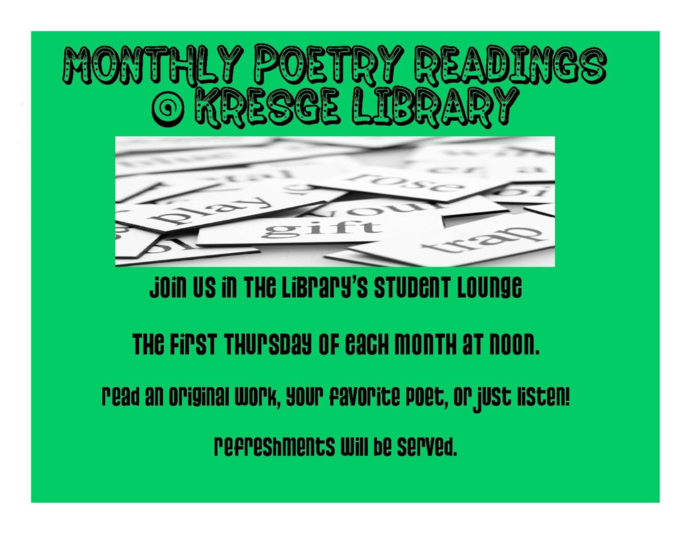 Poetry @ Kresge Library - Kresge Library - Oakland University